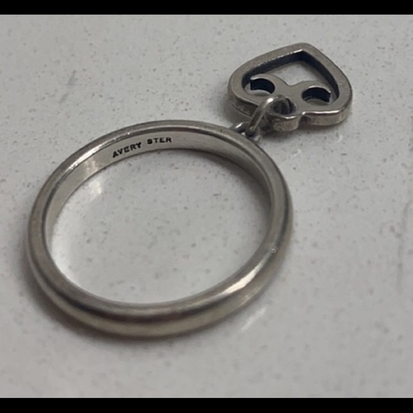 James Avery | Jewelry | Retired James Avery Dangling Heart Ring In 925 ...